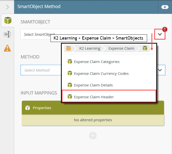 13. Add a SmartObject Method Step to Update the Status